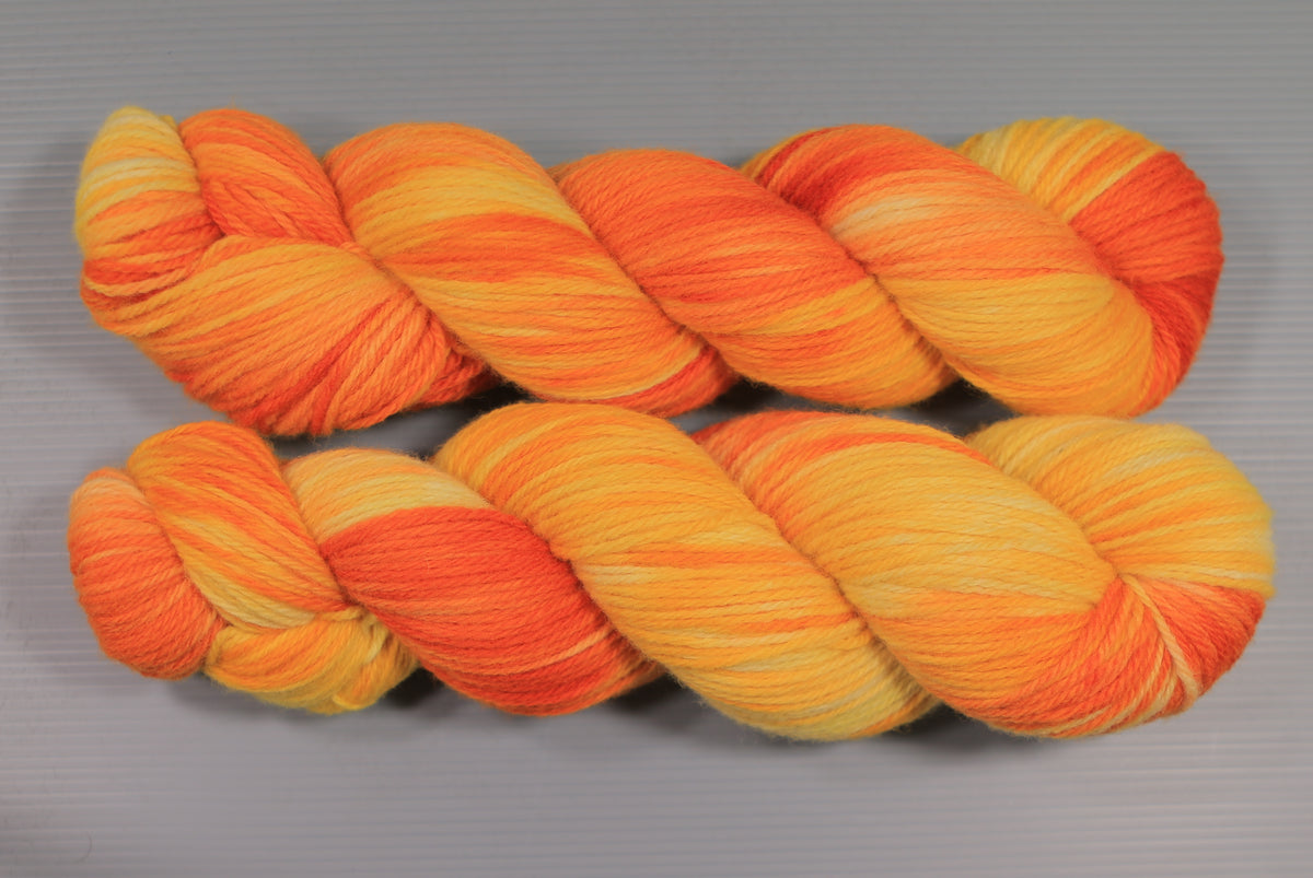 Fiery Sunset | Hand Dyed 100% Merino Yarn from New Zealand | 100g ...